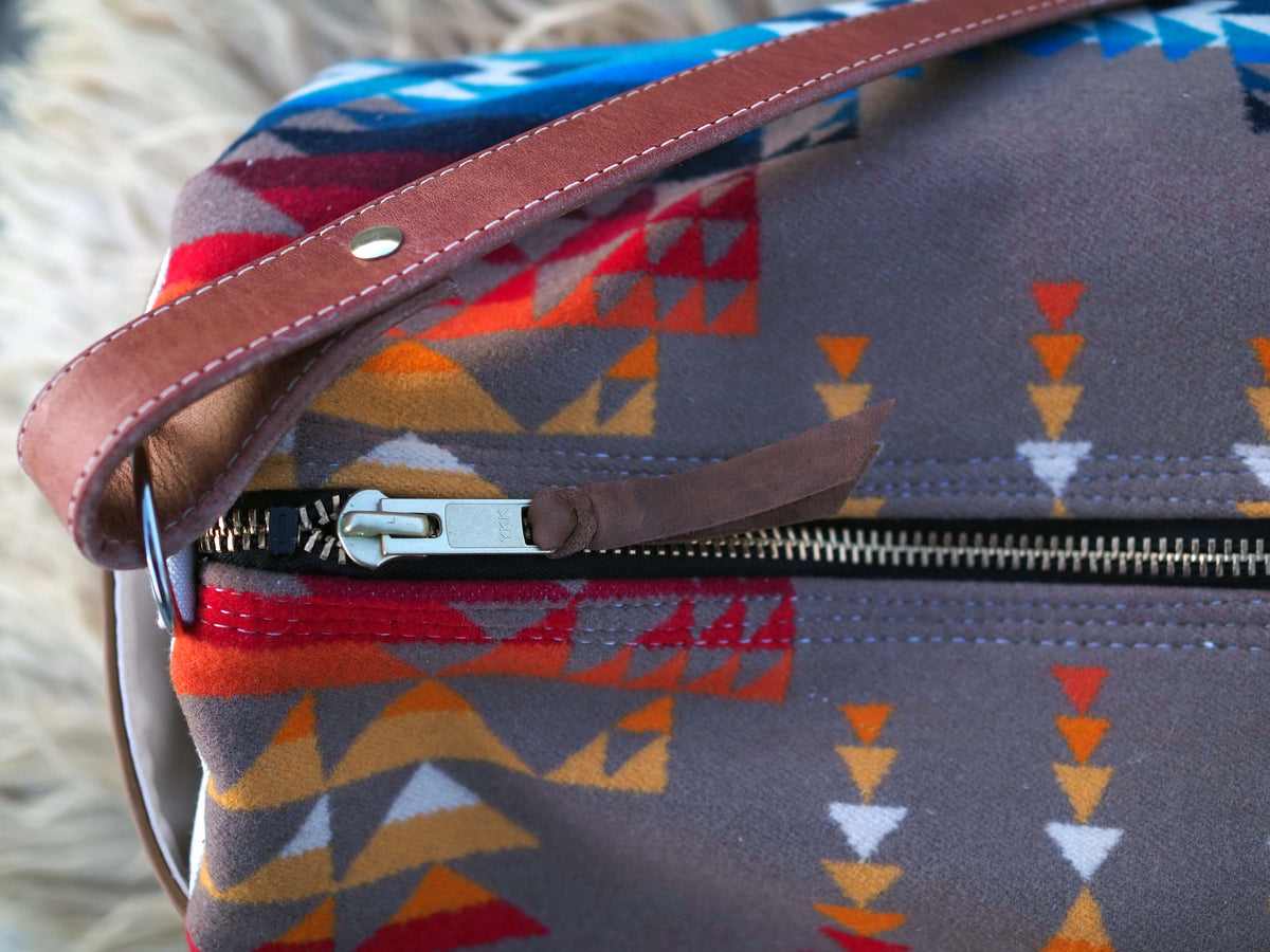 Heirloom Pendleton® Wool & Leather Western Bag – Pilot Rock Collection ...